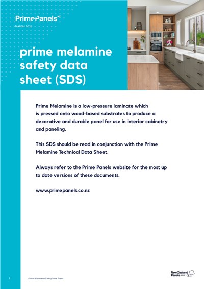 Prime Melamine SDS | Prime Panels